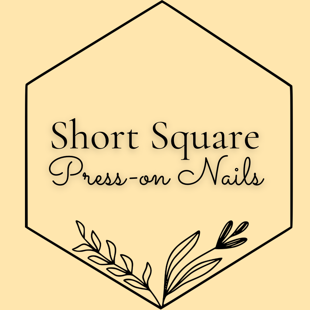 Short Square Press-on Nails – Bee of Whimsy